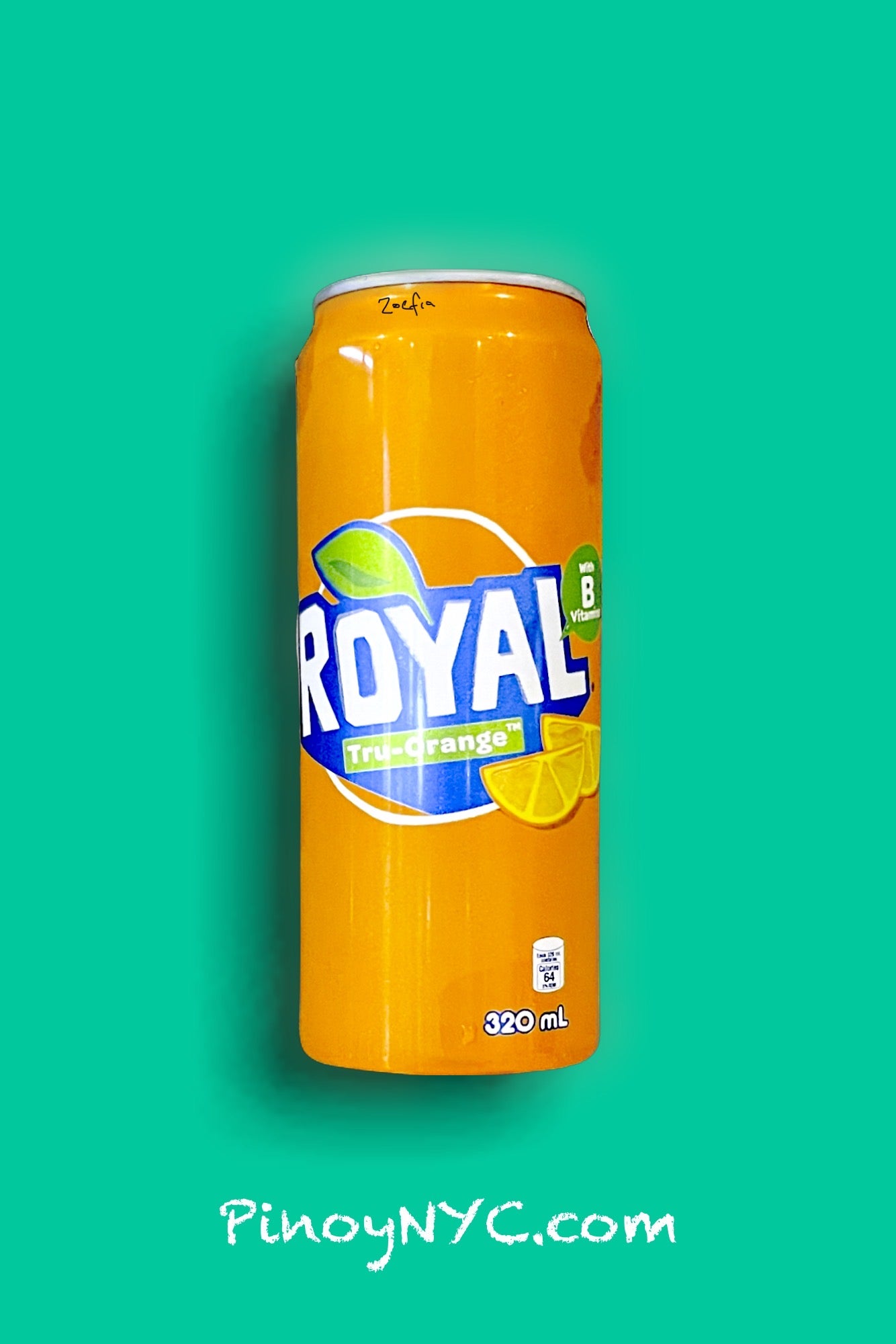 Royal Tru Orange Soda can | PinoyNYC.com