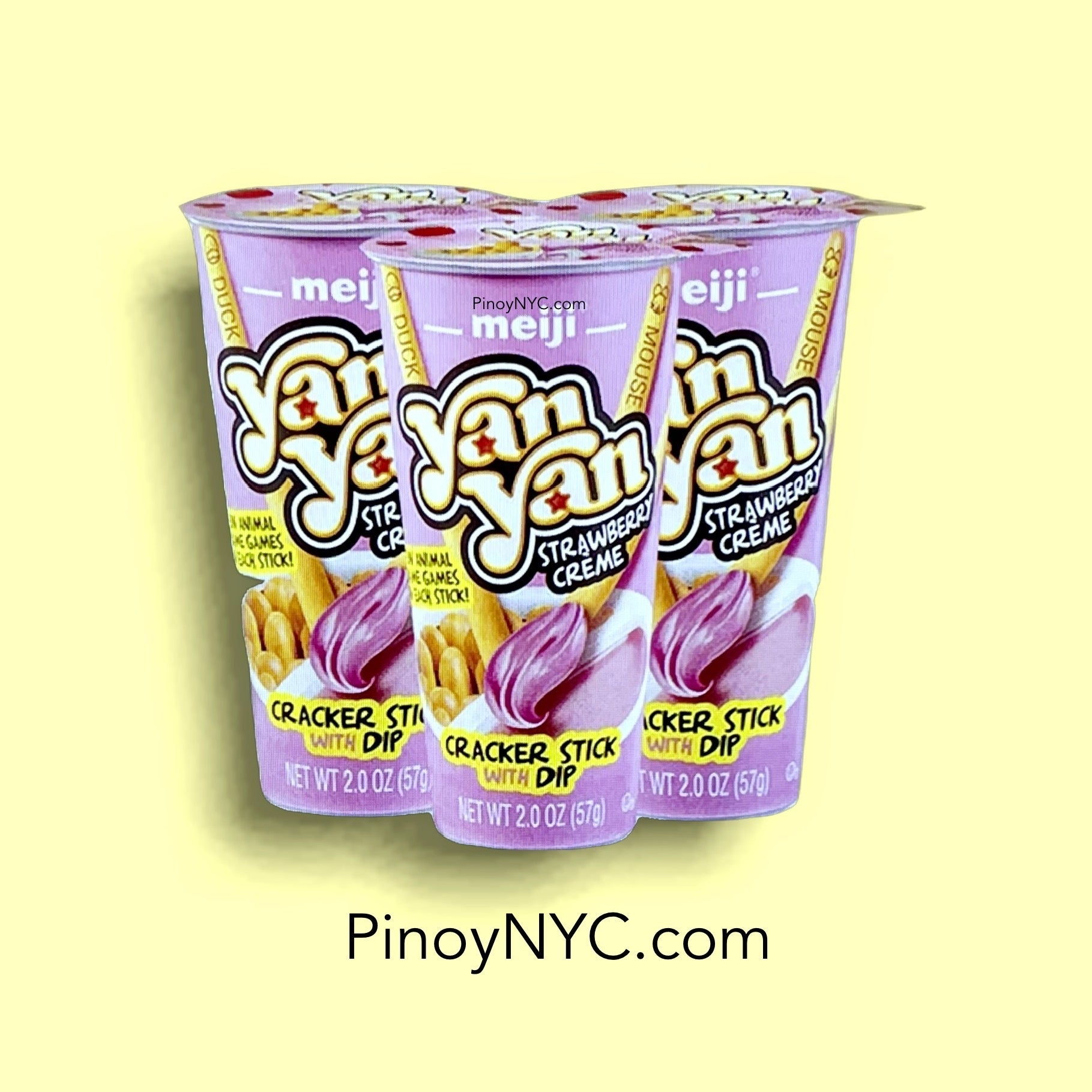 Meiji Yan Yan Strawberry 57g | PinoyNYC.com