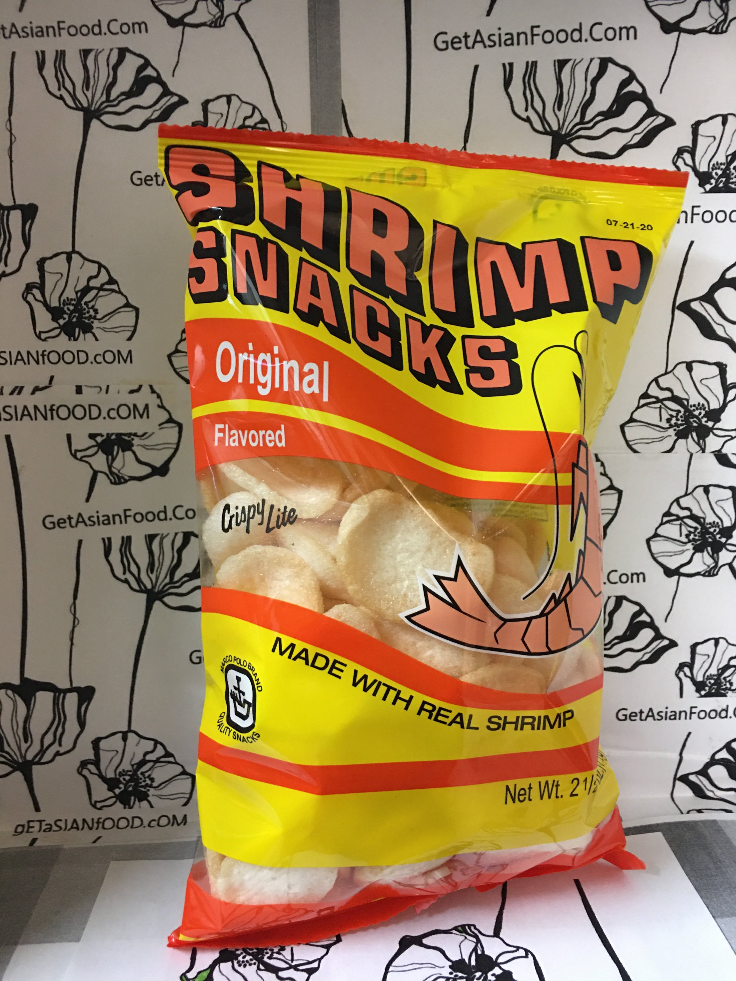 Marco Polo Shrimp Snacks Original 1093 | PinoyNY.com