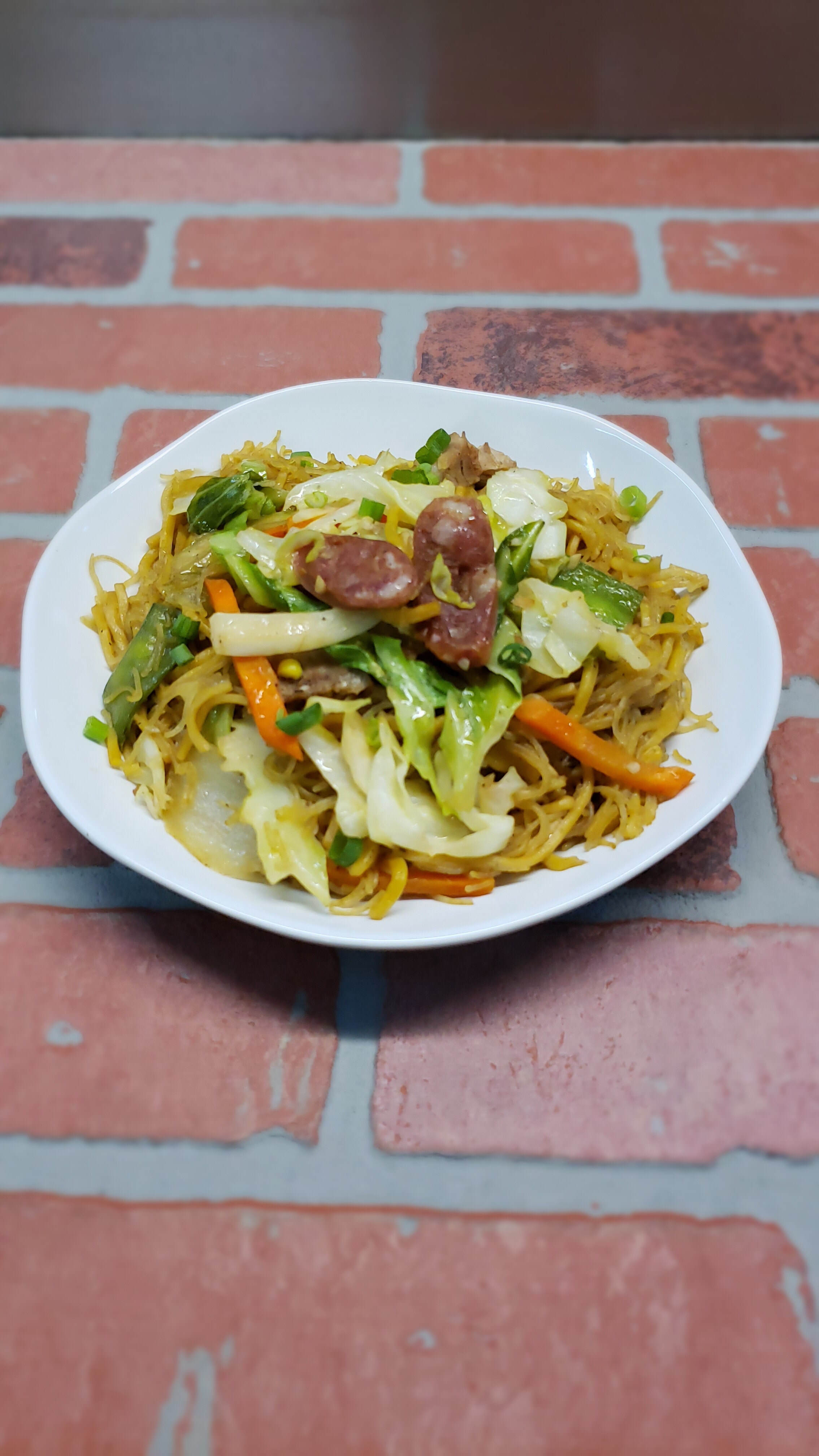 Pancit Bihon/Canton MIXED 7" round pan | PinoyNYC.com